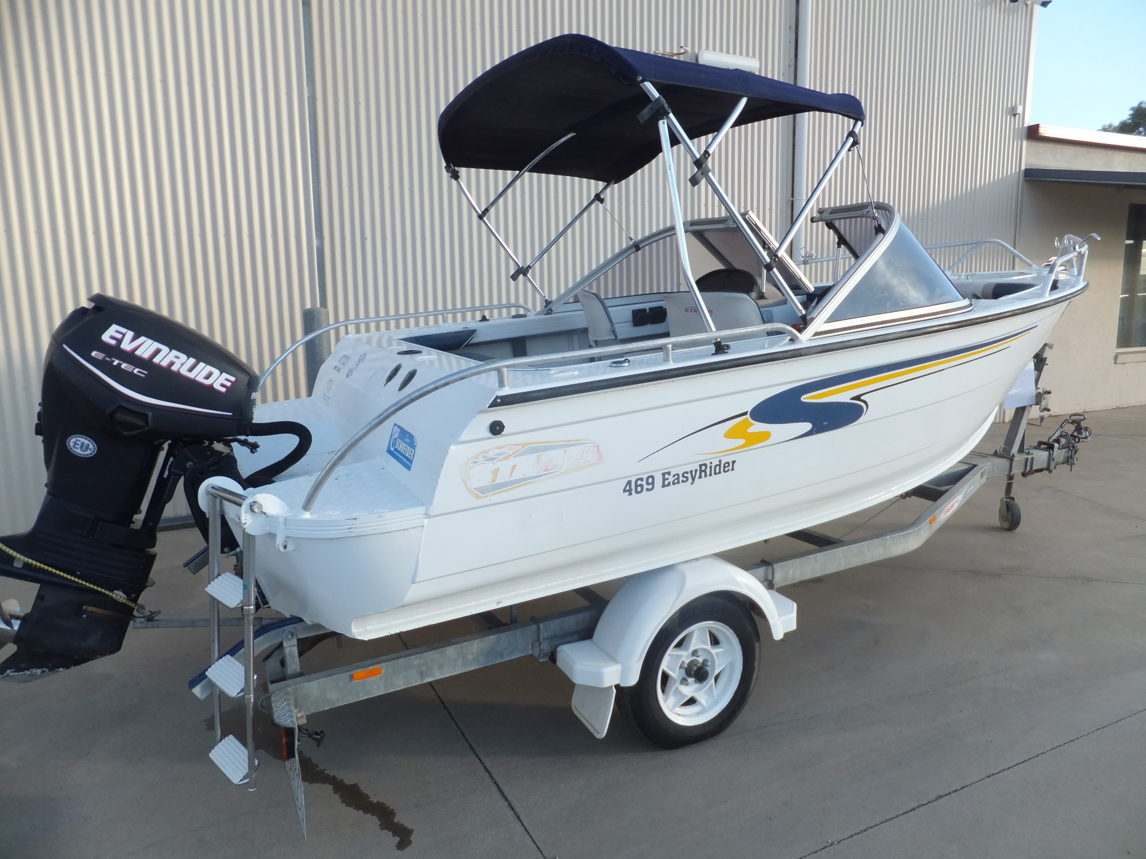 2008 Stacer 469 Easy Rider Ex Fenech 002 - Boats And More | Shepparton ...